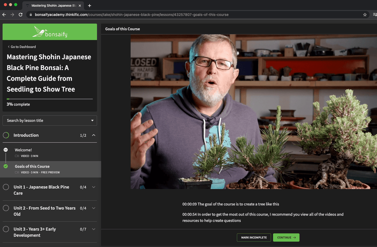 Bonsaify | Mastering Shohin Japanese Black Pine Bonsai eCourse: A Step ...