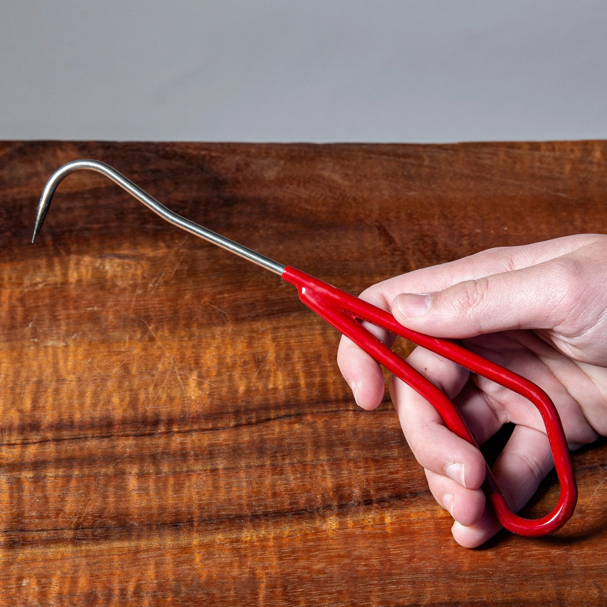 Bonsaify | Red Handled Root Hook Bonsai Repotting Tool